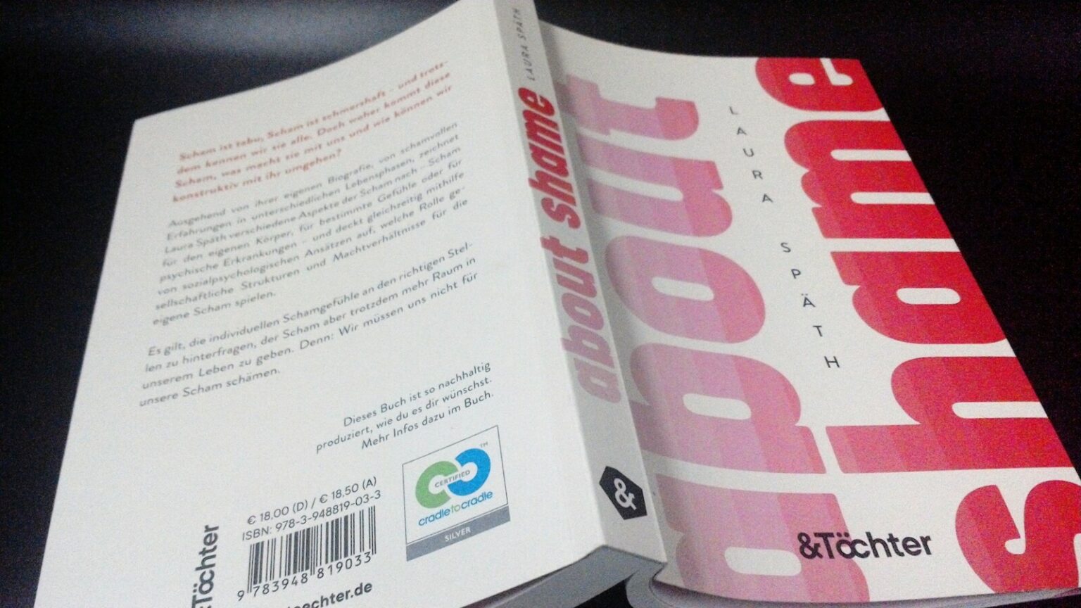 Lesetipp: "about shame" von Laura Späth